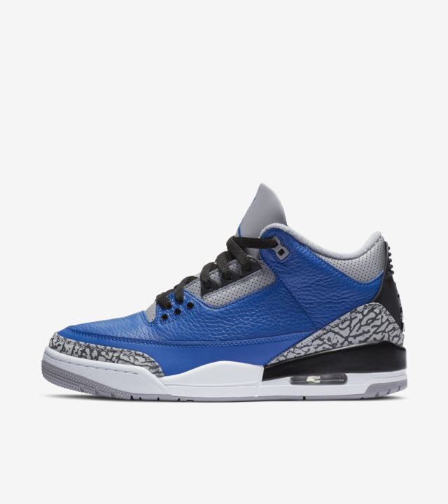 Venta > jordan retro 3 negro con azul > en stock